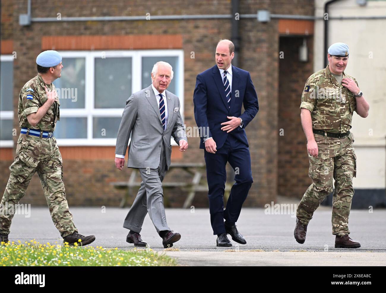 Middle Wallop, England. UK. 13 May, 2024. King Charles III and Prince ...