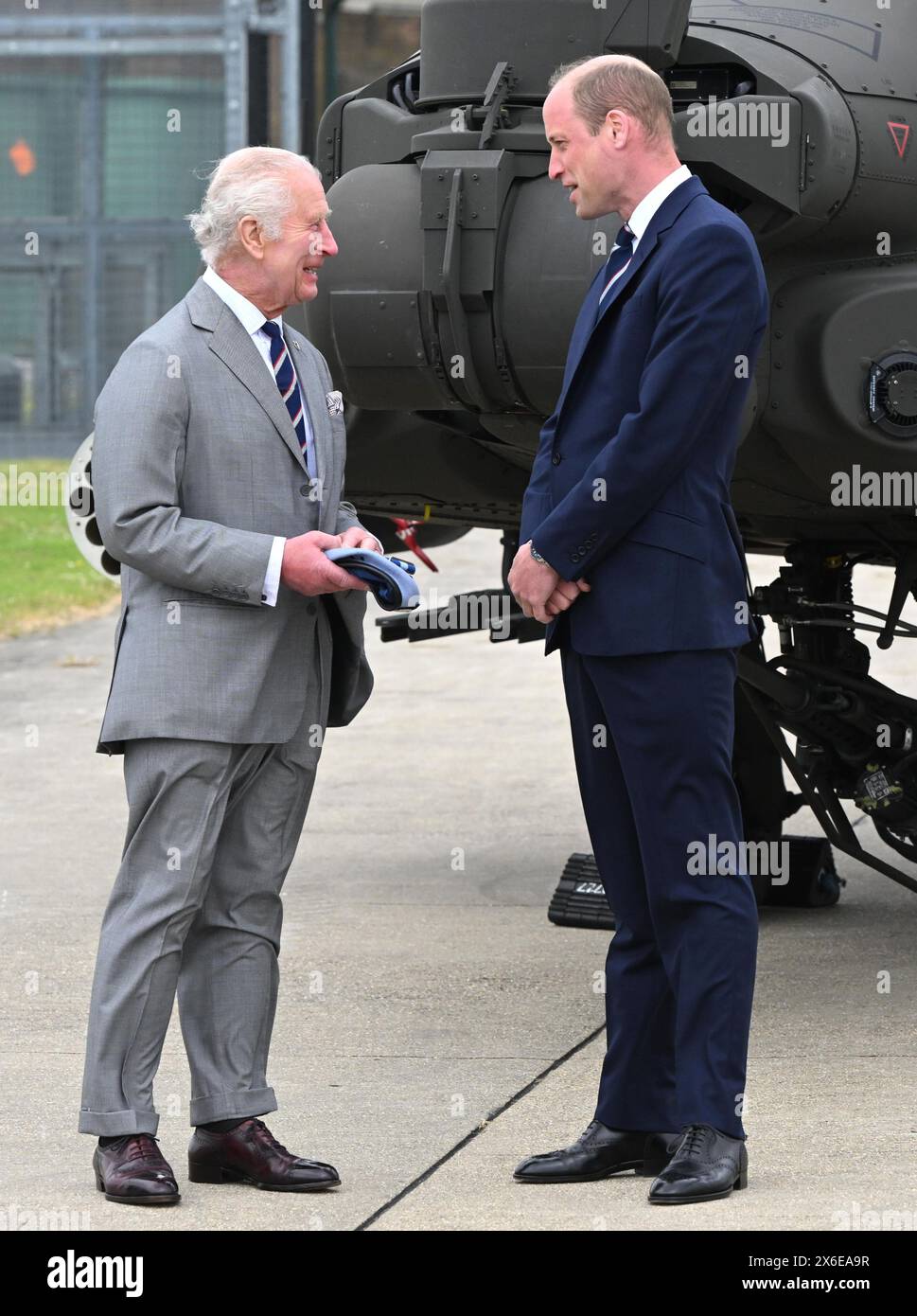 Middle Wallop, England. UK. 13 May, 2024. King Charles III and Prince ...