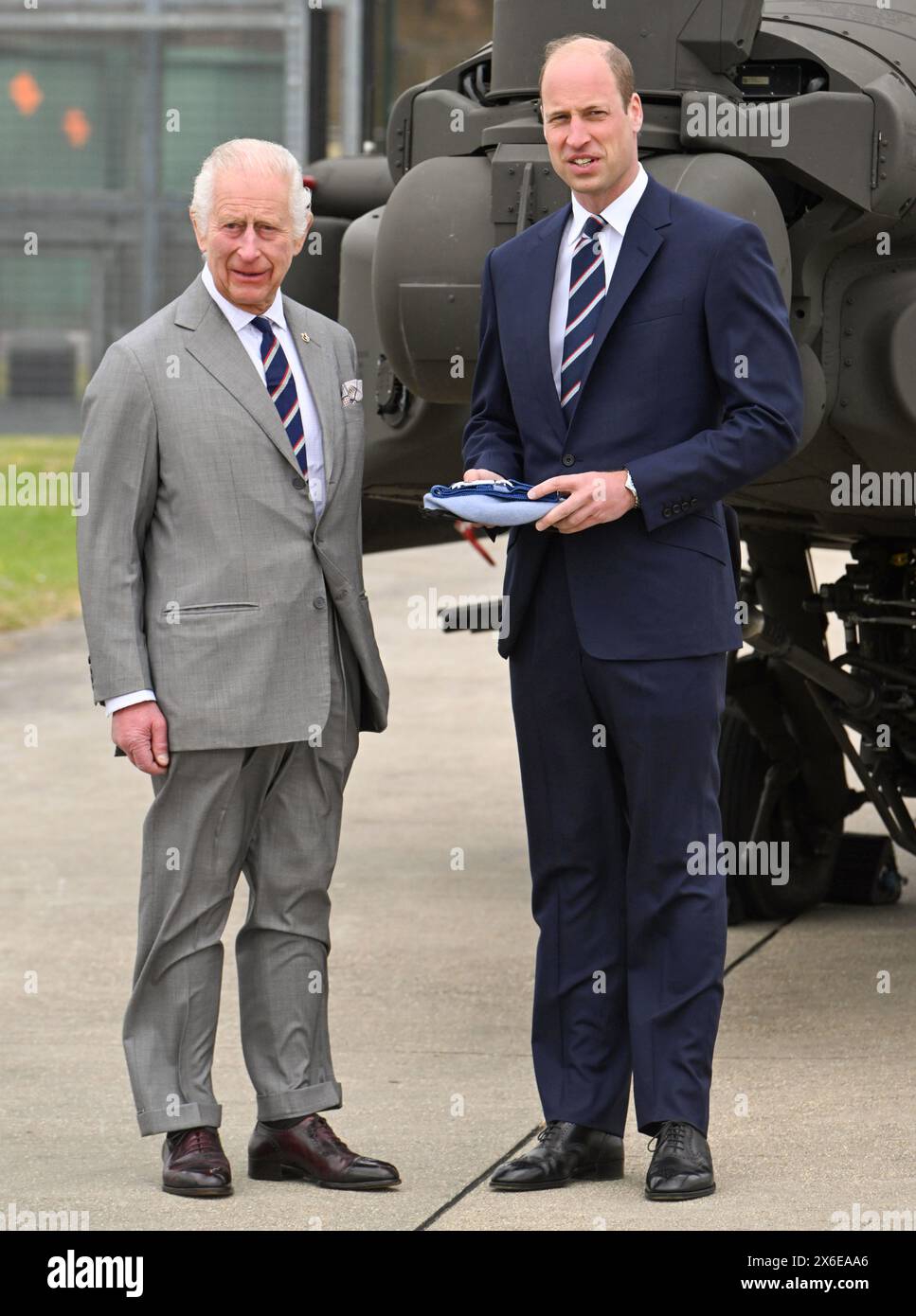 Middle Wallop, England. UK. 13 May, 2024. King Charles III and Prince ...