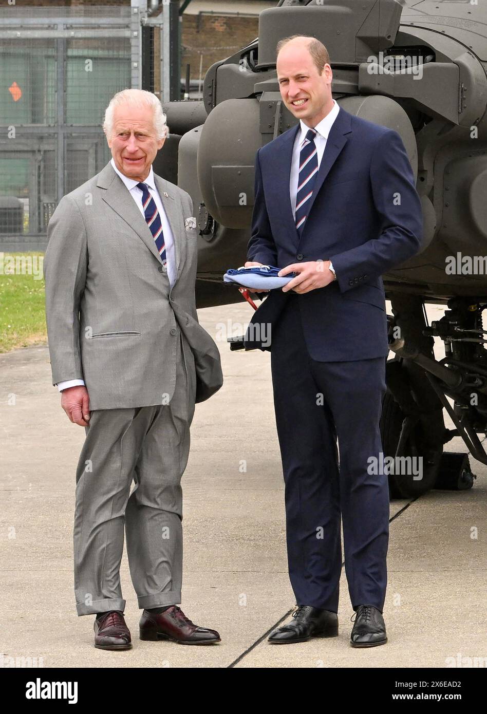 Middle Wallop, England. UK. 13 May, 2024. King Charles III and Prince ...