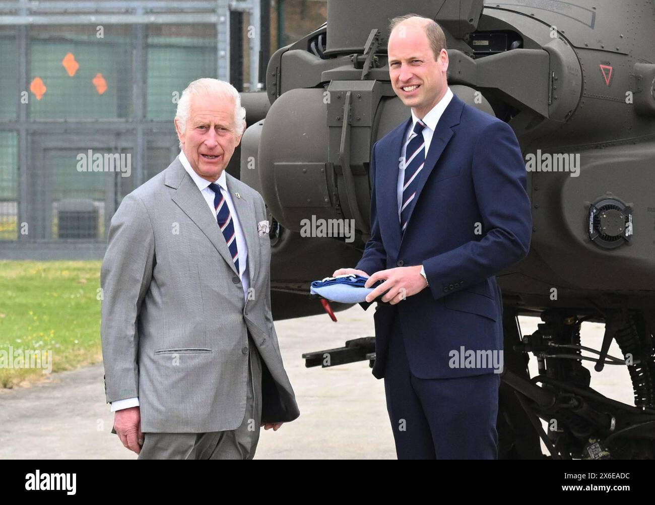 Middle Wallop, England. UK. 13 May, 2024. King Charles III and Prince ...