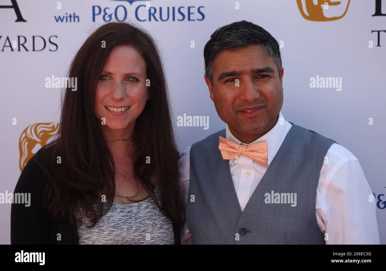 London, UK. Becka Mohammed and Nick Mohammed at the BAFTA Television ...