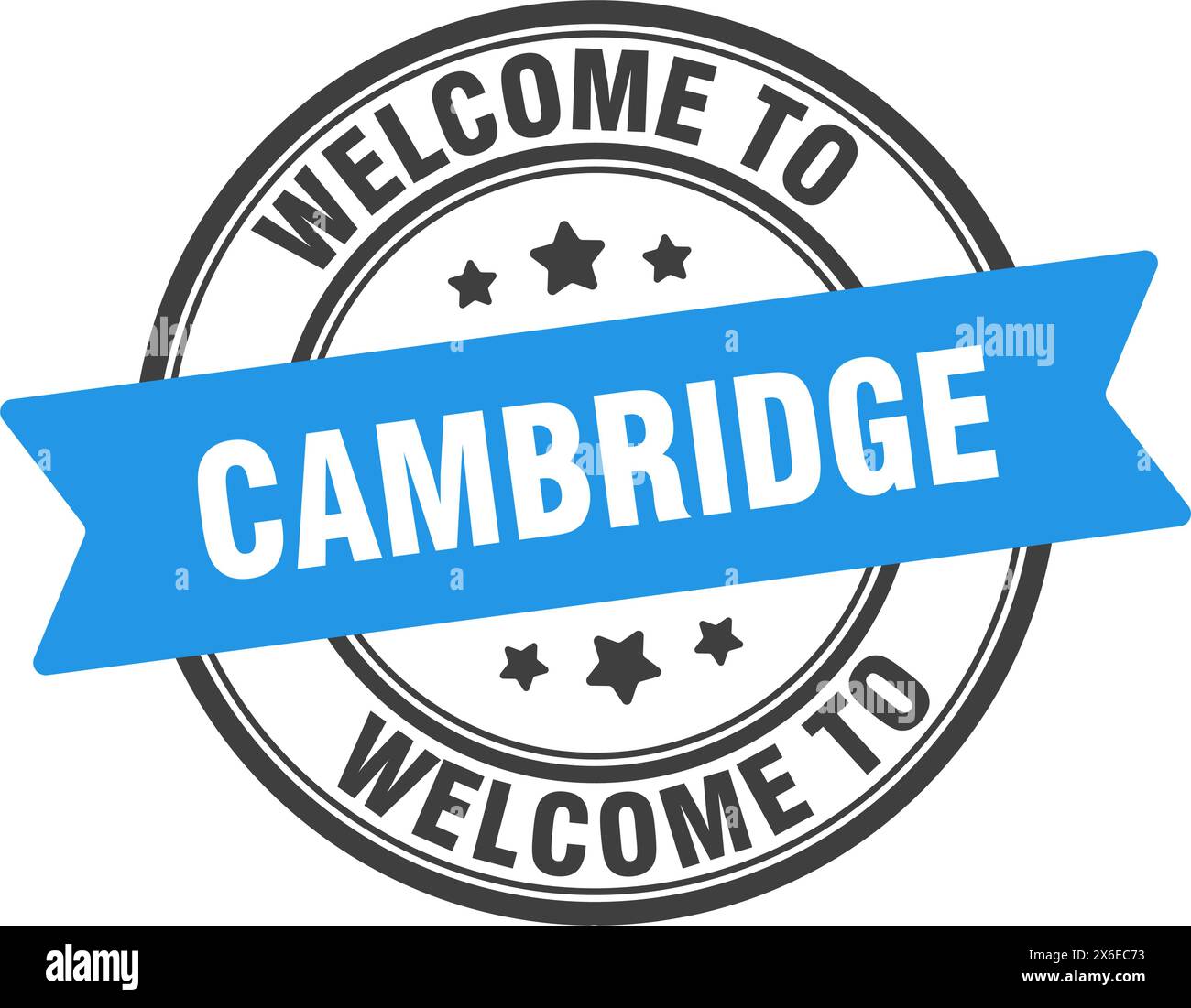 Welcome to Cambridge stamp. Cambridge round sign isolated on white ...