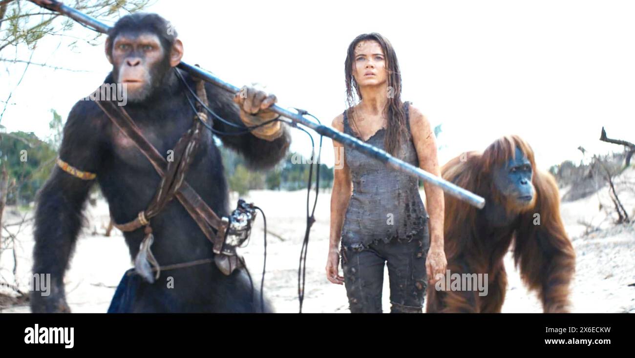 KINGDOM OF THE PLANET OF THE APES 2024 20th Century Studios film with ...