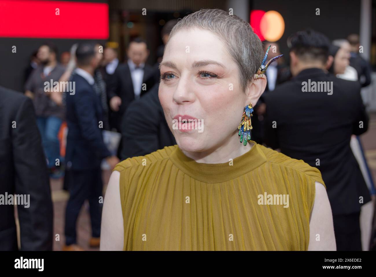 Cannes, France. 14th May, 2024. Émilie Dequenne is seen at the Hotel Le ...