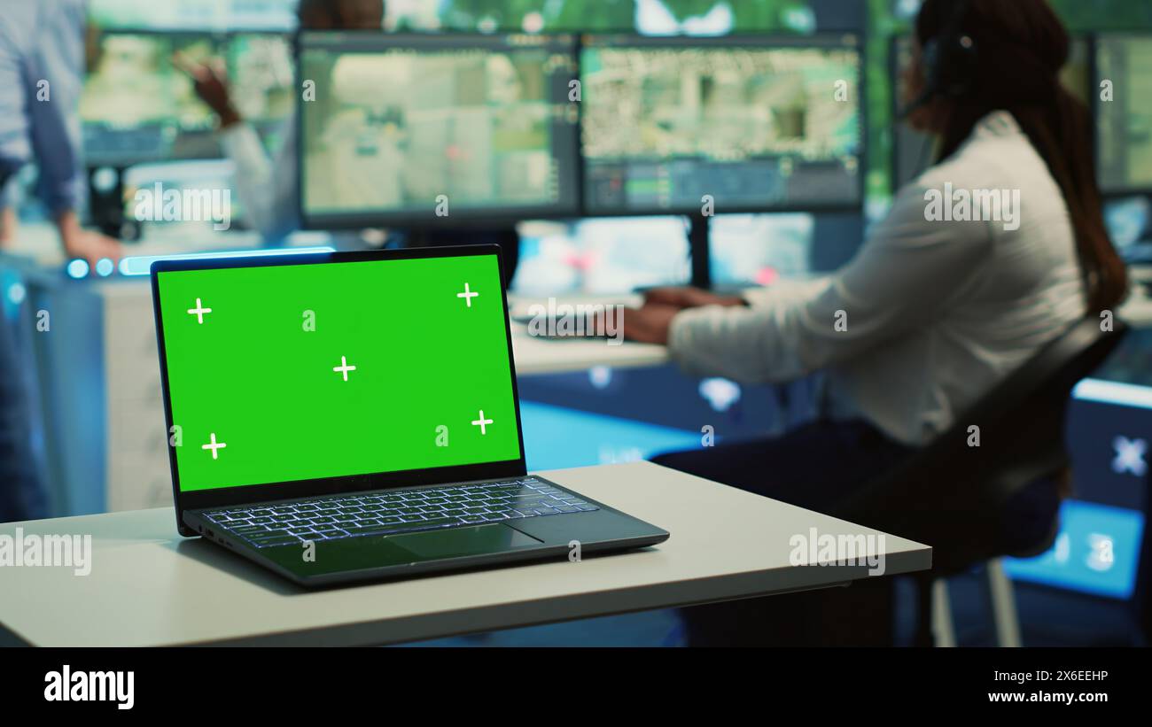 Security monitor greenscreen hi-res stock photography and images - Alamy