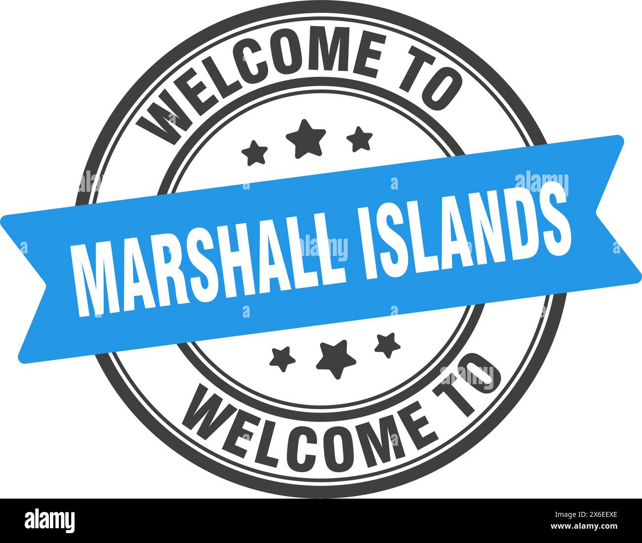 Welcome to Marshall Islands stamp. Marshall Islands round sign isolated ...
