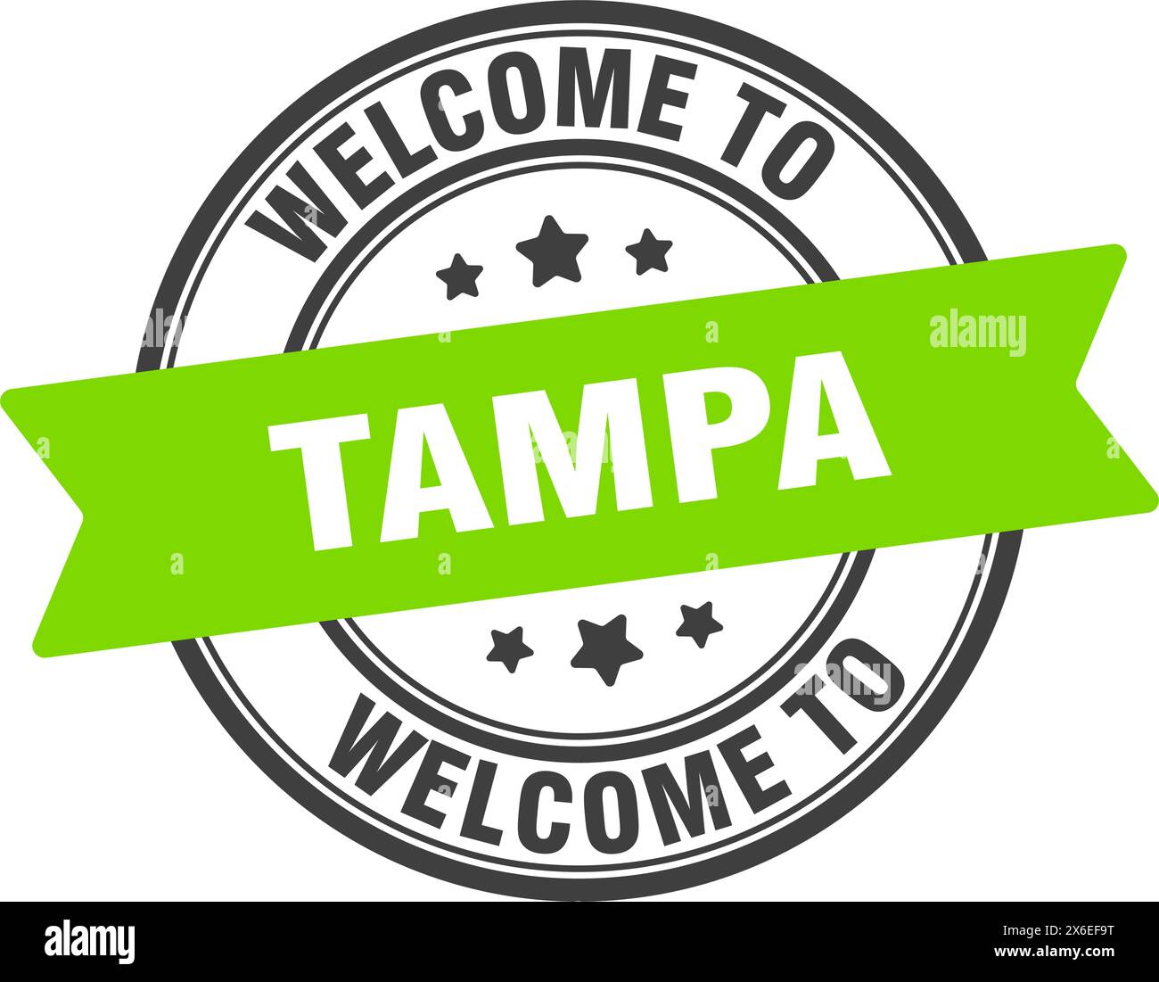Welcome to Tampa stamp. Tampa round sign isolated on white background Stock Vector Image & Art ...