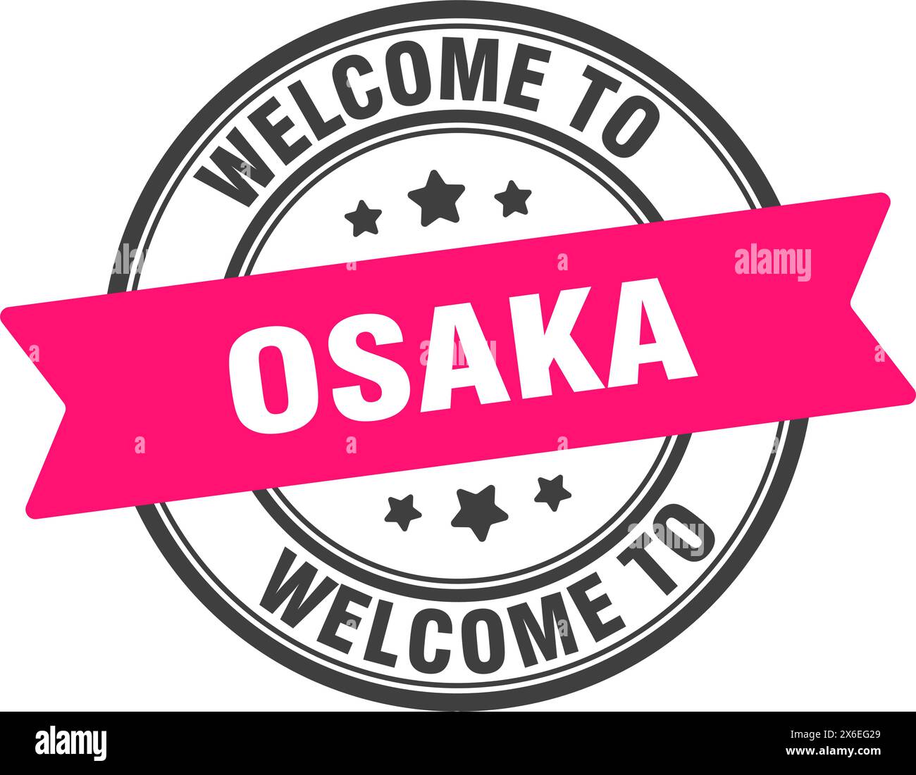 Visit osaka Stock Vector Images - Alamy