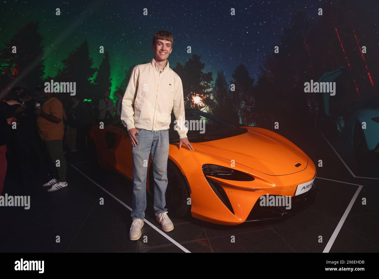 EDITORIAL USE ONLY Francis Bourgeois at the London premiere event for ...