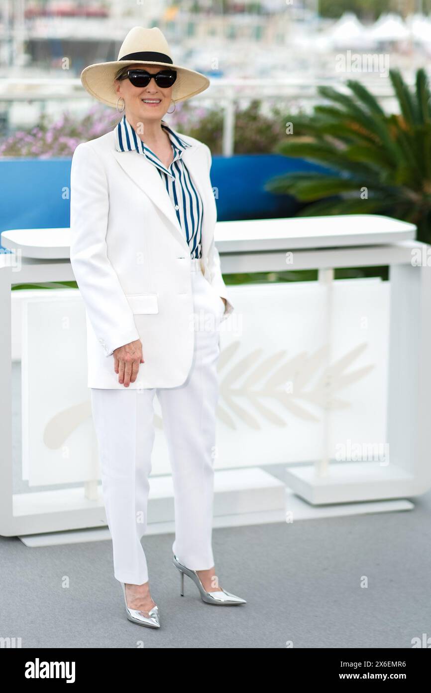 Cannes, France. 14th May, 2024. Meryl Streep poses at the Photocall for ...