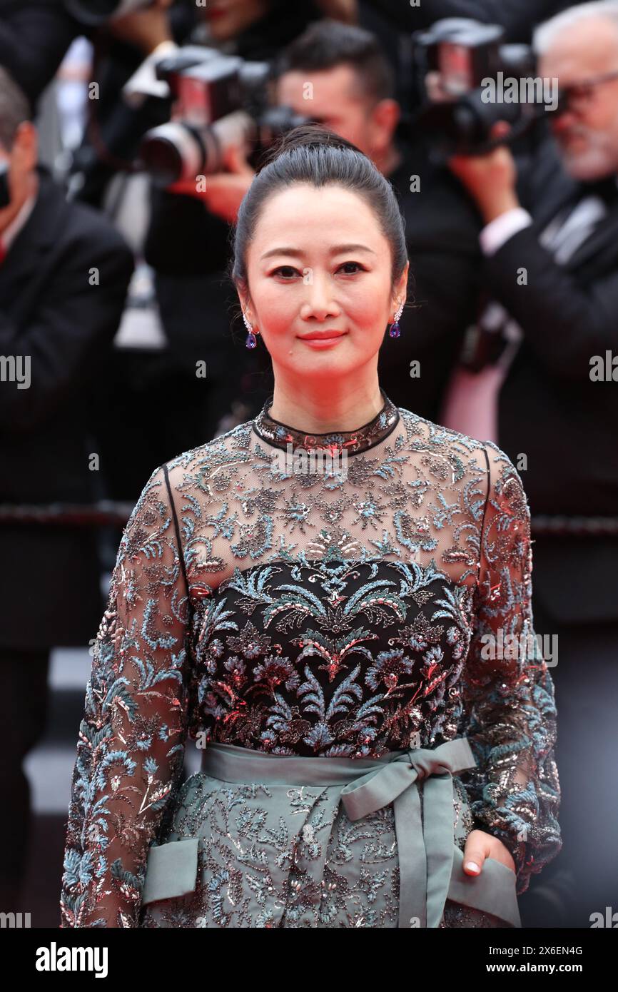 Cannes, France, 14th May, 2024. Zhao Tao arriving on the red carpet for ...