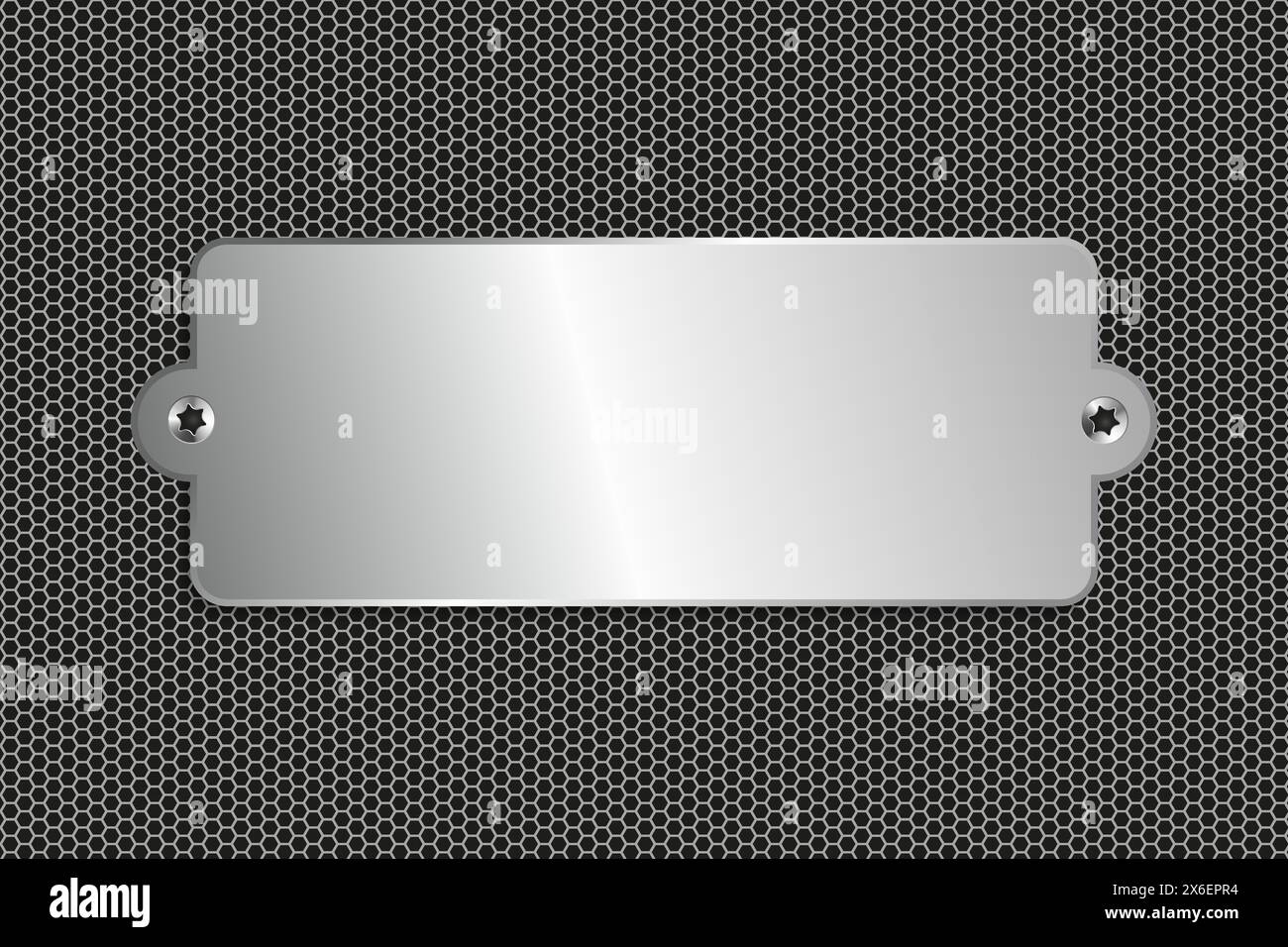 3d Name Engraving silver plate, Polished blank steel metal plate on ...