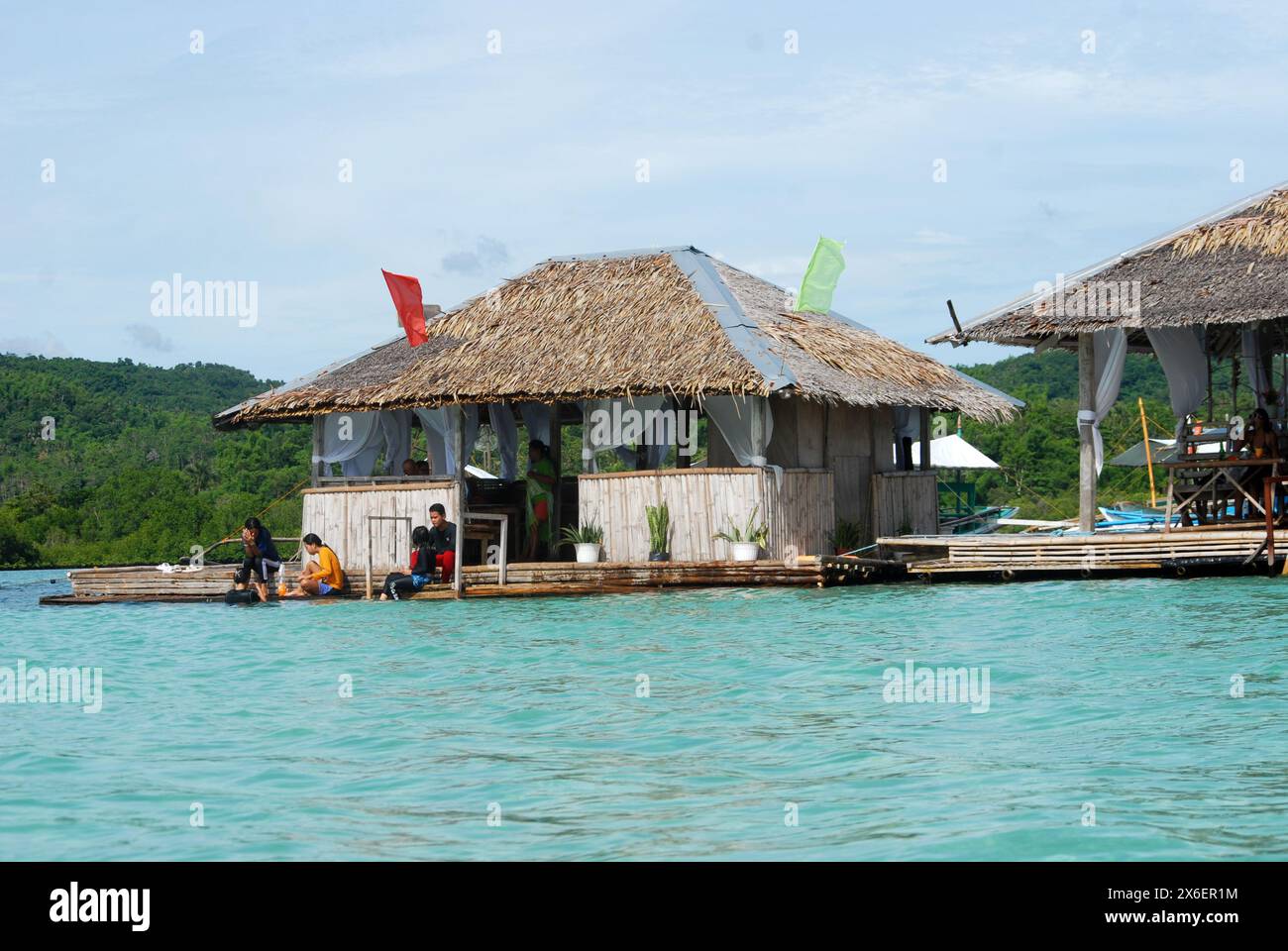 Floating Restaurant, Piagao Islands, Province of Guimaras, Philippines ...