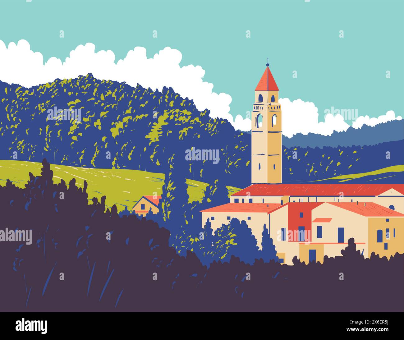 Medici town Stock Vector Images - Alamy