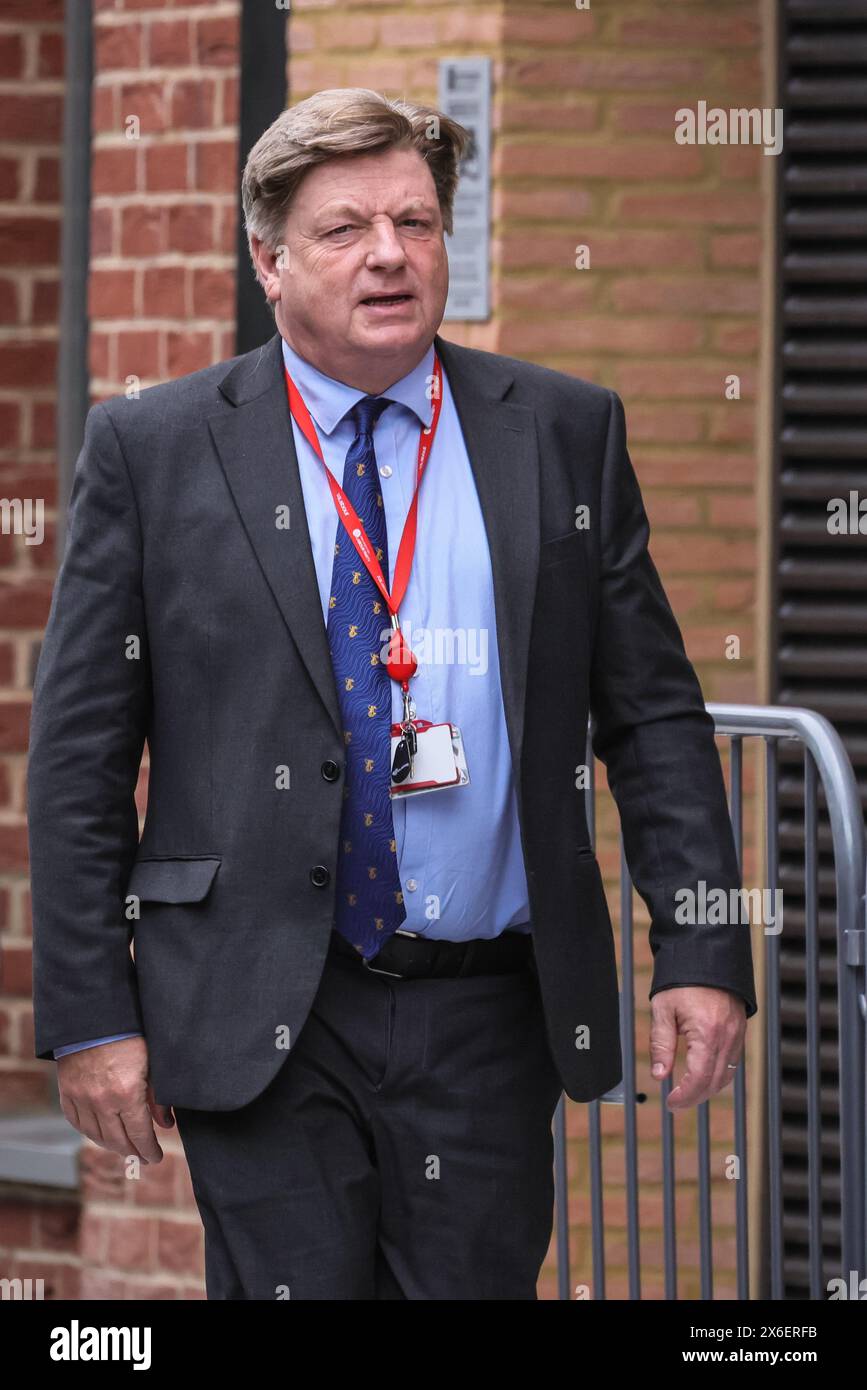 London, UK. 14th May, 2024. David Allan, General Secretary of the ...