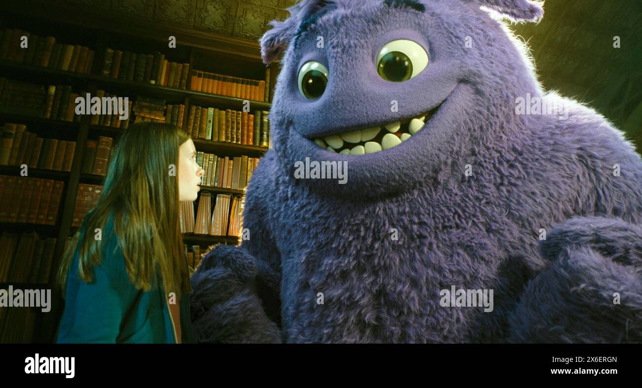 IF, from left: Cailey Fleming, Blue (voice: Steve Carell), 2024 ...