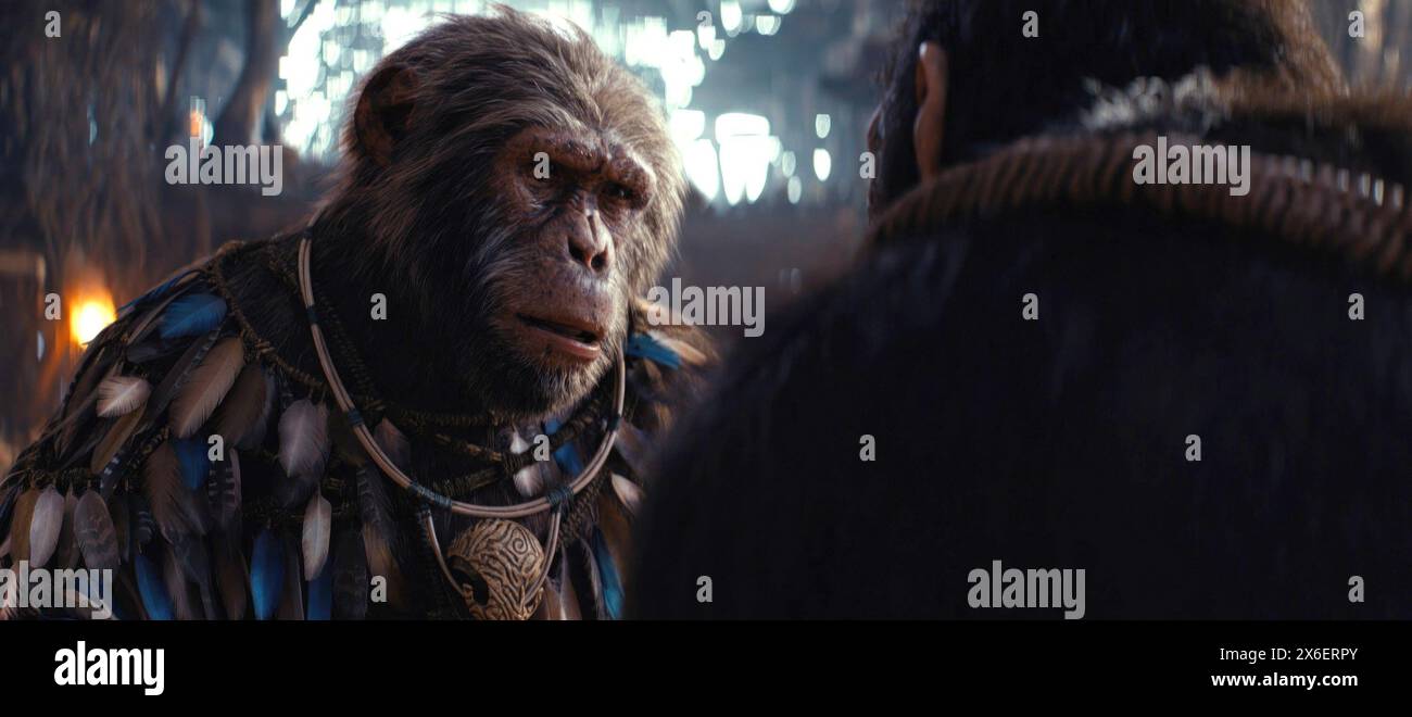 KINGDOM OF THE PLANET OF THE APES, from left: Koro (voice: Neil ...