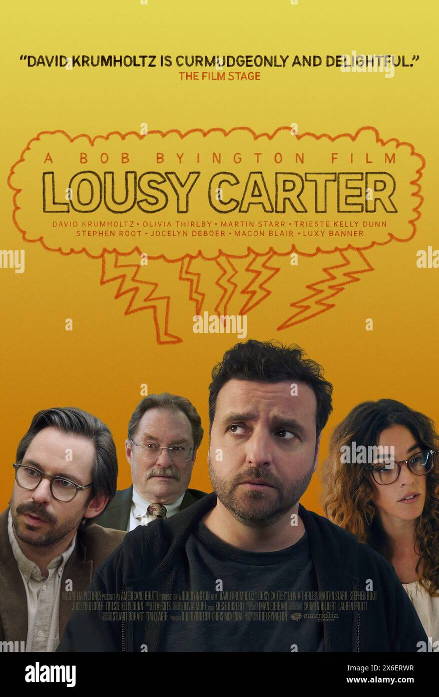 LOUSY CARTER, poster, from left: Martin Starr, Stephen Root, David ...