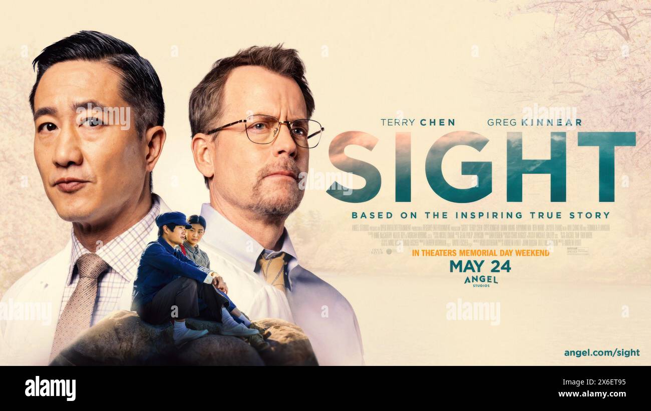 SIGHT, US poster, from left: Terry Chen, Greg Kinnear,, 2023. © Angel ...