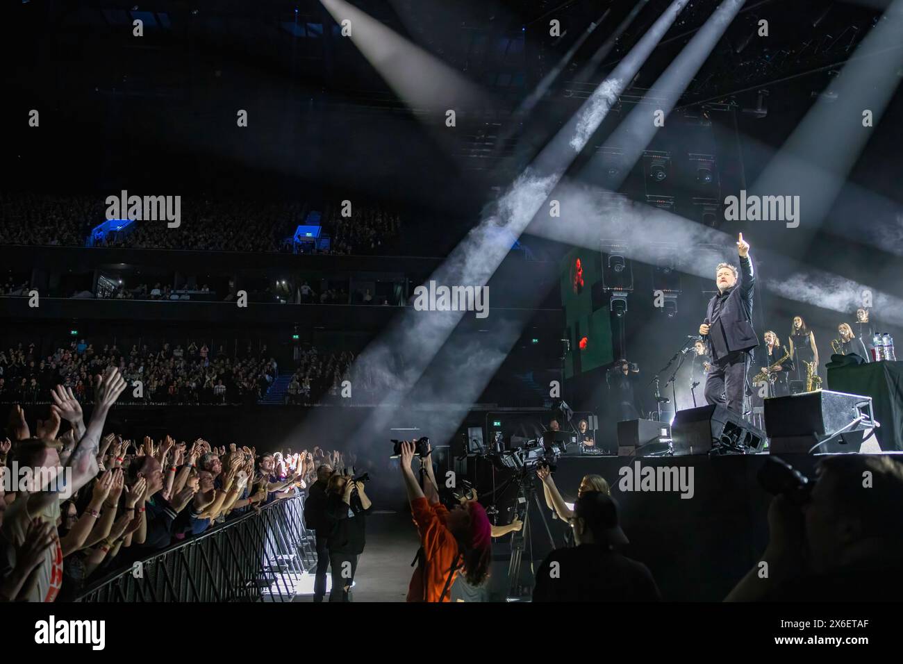 Manchester, England, 14th May, 2024. Elbow headline Co-op Live in ...