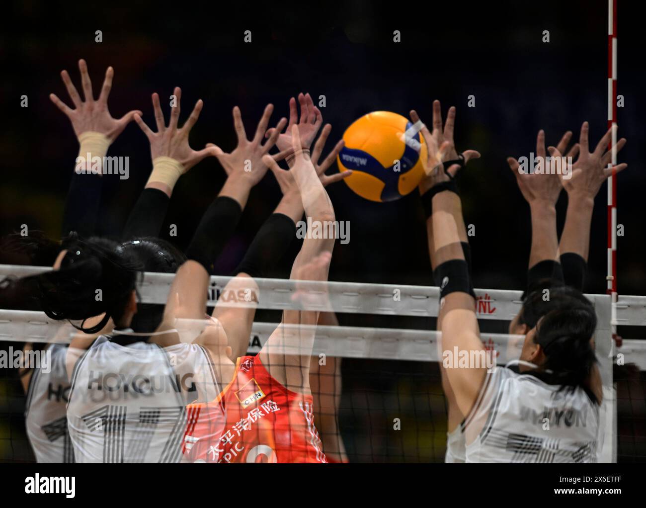 Volleyball Nations League 2024 China V South Korea Maracanãzinho