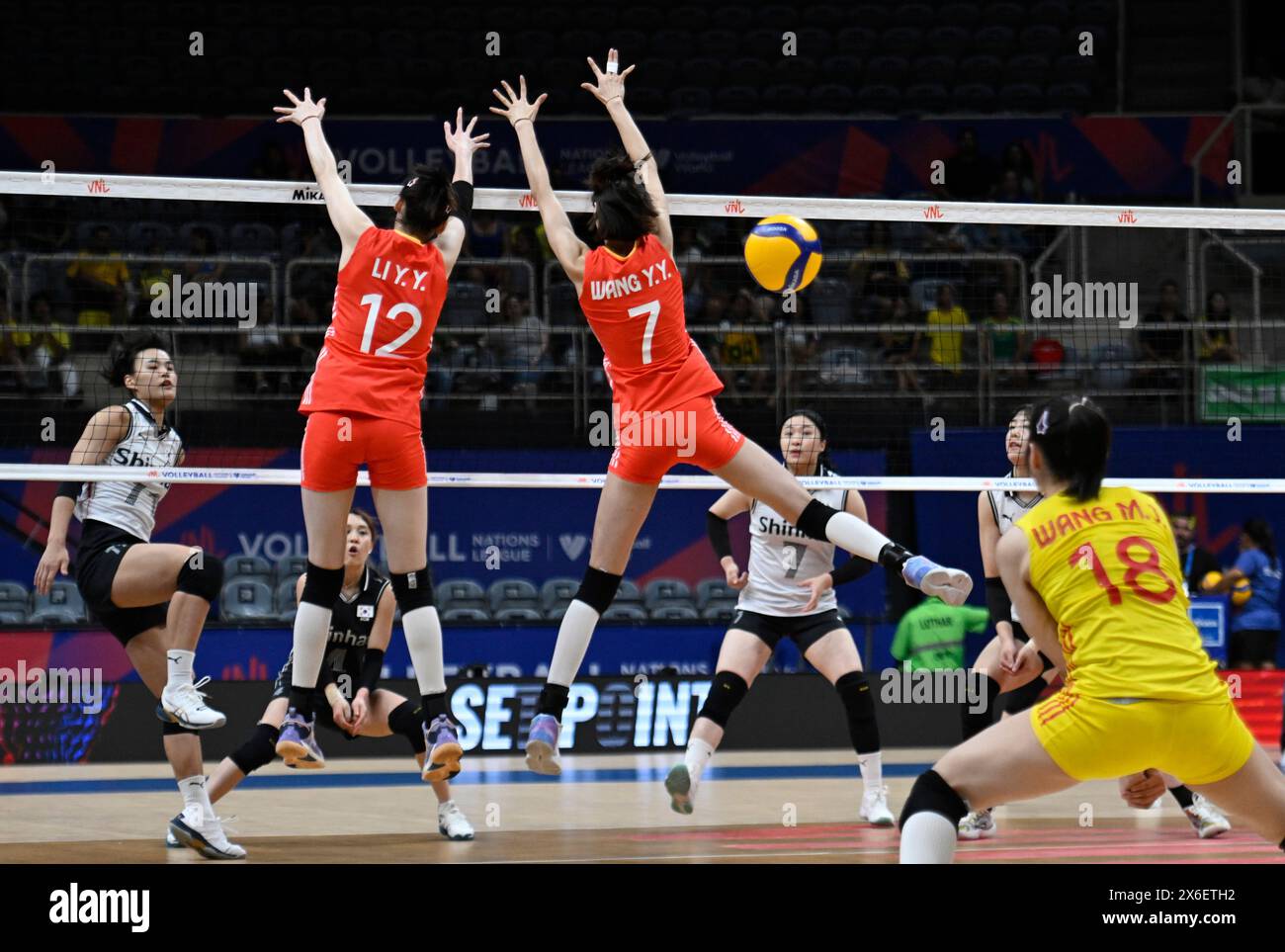 Volleyball Nations League 2024 China V South Korea Maracanãzinho