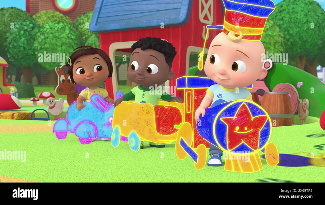 COCOMELON LANE, from left: Nina (voice: Samanta Alarcon), Cody (voice ...