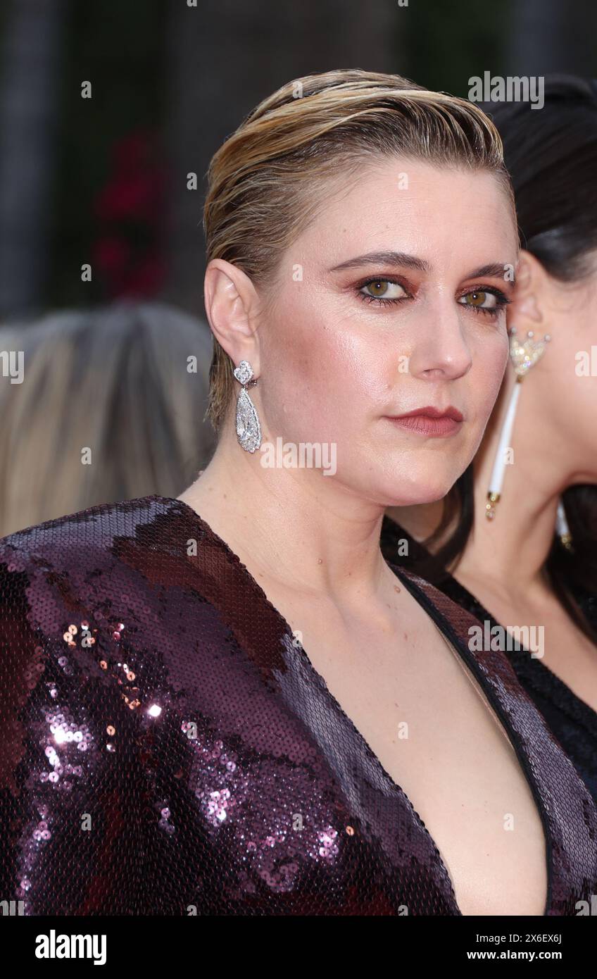 Greta Gerwig attends "Le Deuxième Acte" ("The Second Act") Screening ...