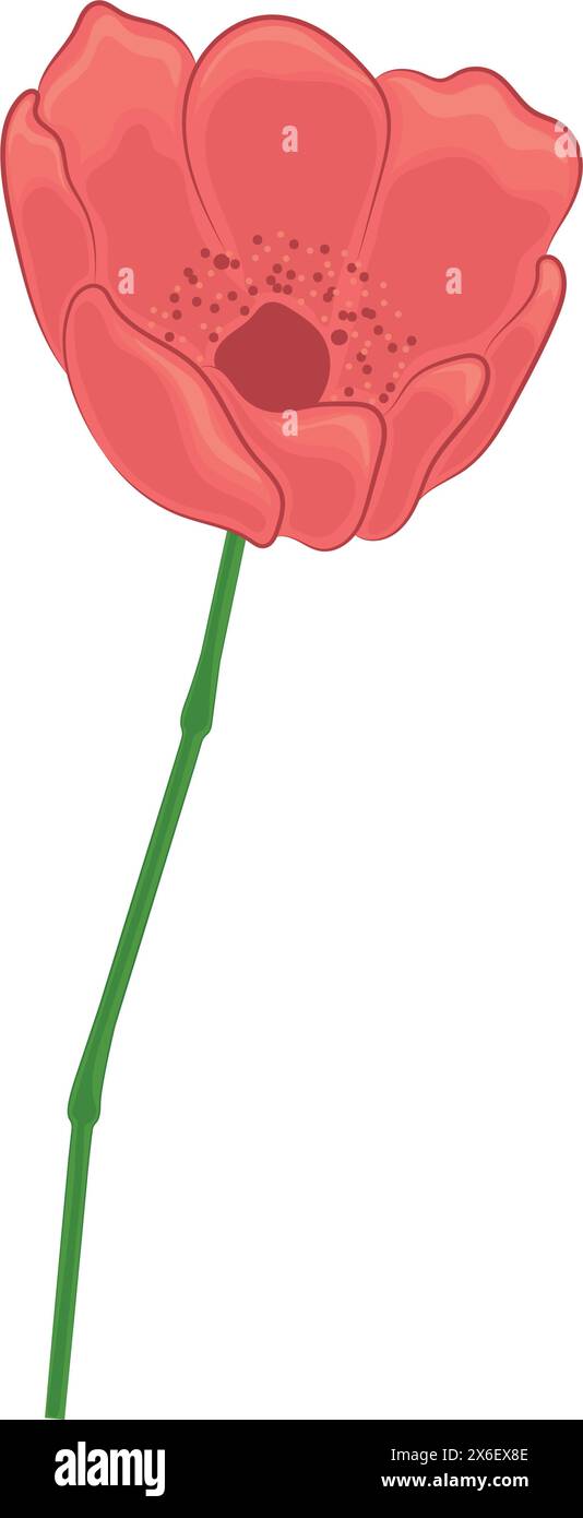 Realistic detailed flower Vector Stock Vector Image & Art - Alamy