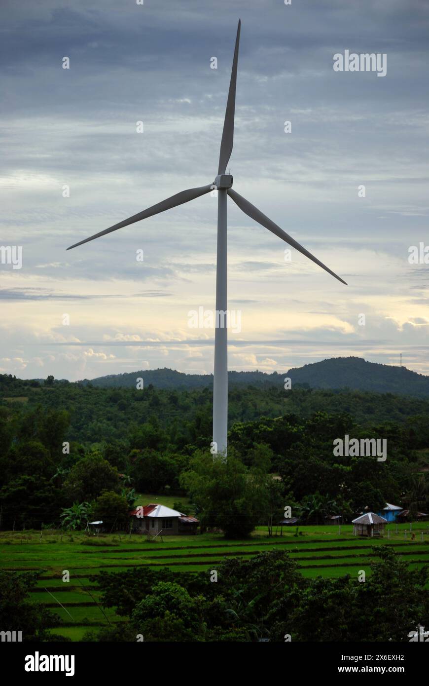 San Lorenzo Wind Farm, Guimaras, Province of Guimaras, Western Visayas ...
