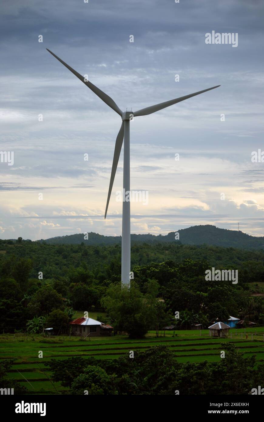 San Lorenzo Wind Farm, Guimaras, Province of Guimaras, Western Visayas ...