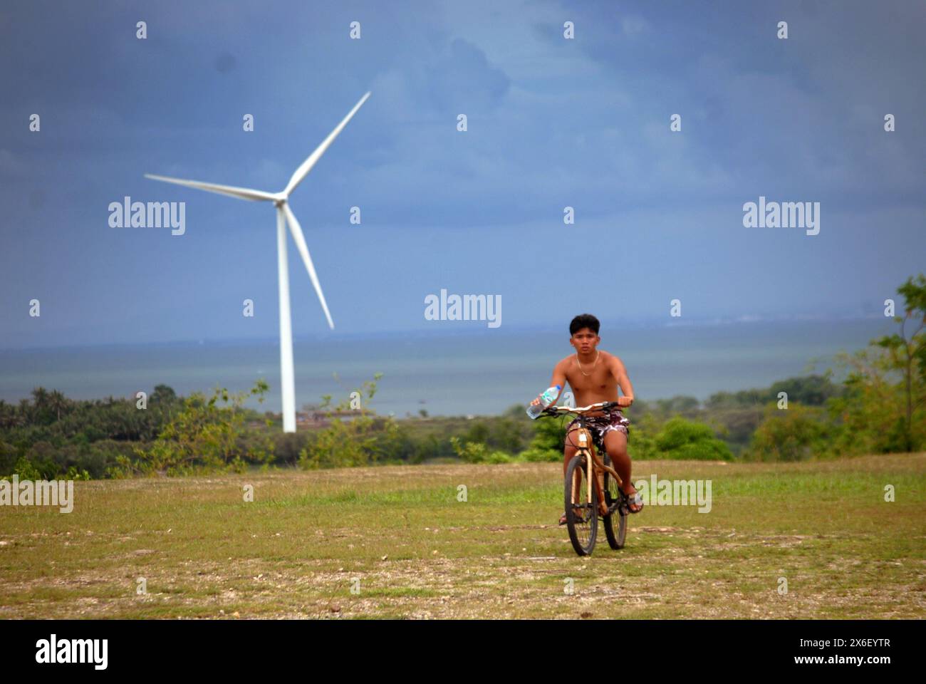 San Lorenzo Wind Farm, Guimaras, Province of Guimaras, Western Visayas ...