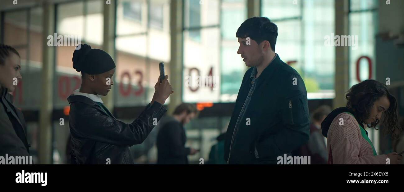 AISHA, from left: Letitia Wright, Josh O'Connor, 2022. © Samuel Goldwyn ...
