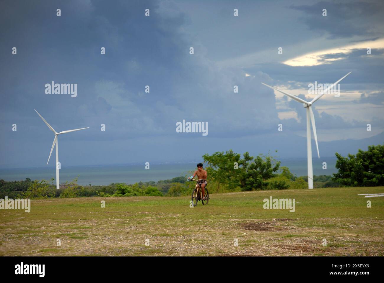 San Lorenzo Wind Farm, Guimaras, Province of Guimaras, Western Visayas ...