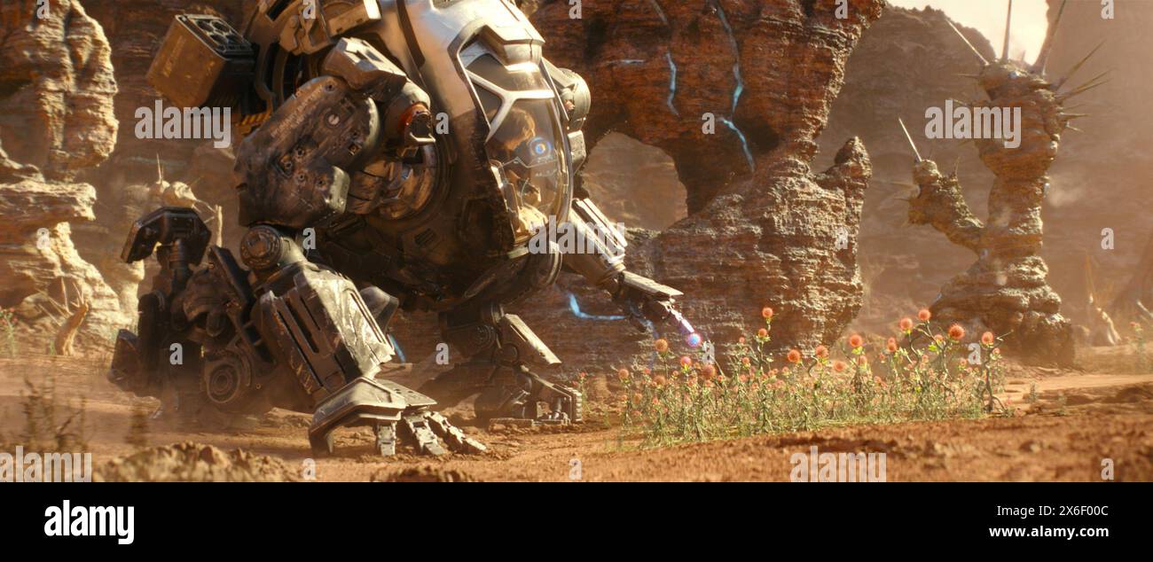 ATLAS, Jennifer Lopez, 2024. © Netflix / Courtesy Everett Collection ...