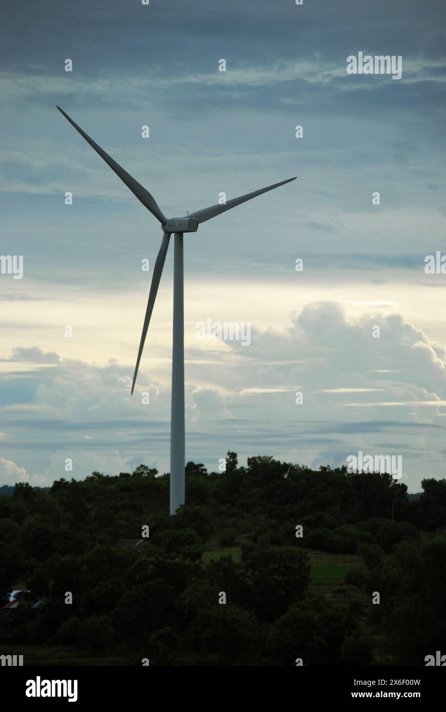 San Lorenzo Wind Farm, Guimaras, Province of Guimaras, Western Visayas ...