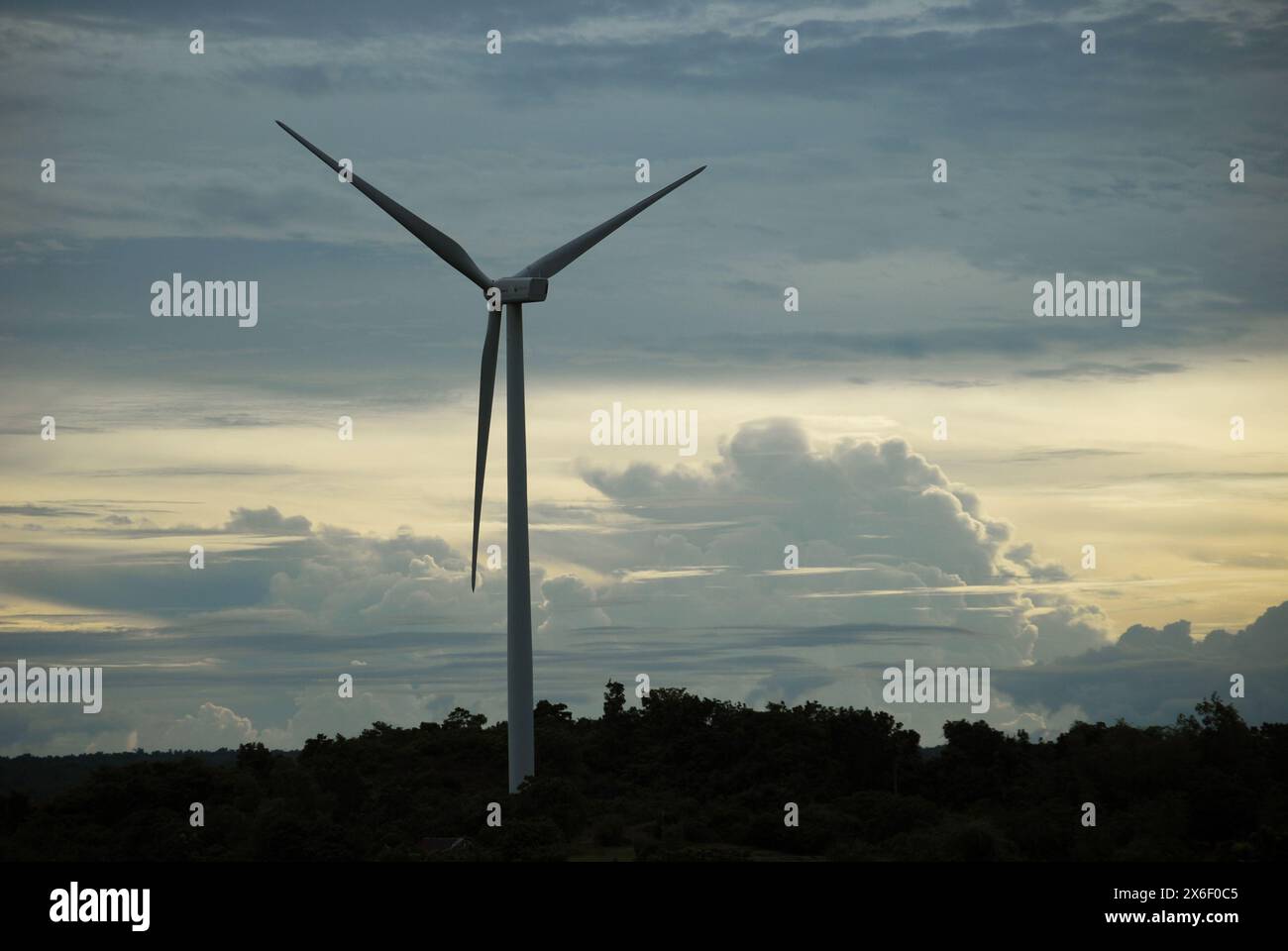 San Lorenzo Wind Farm, Guimaras, Province of Guimaras, Western Visayas ...