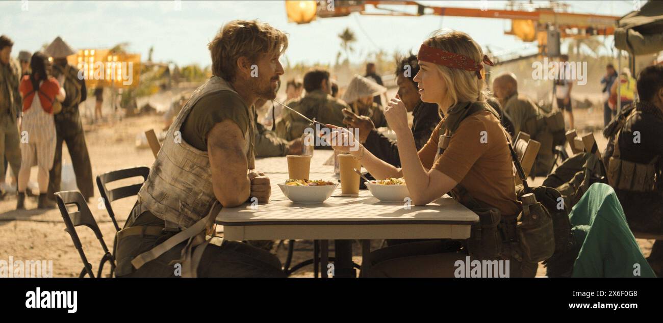 THE FALL GUY, from left: Ryan Gosling, Emily Blunt, 2024. © Universal ...