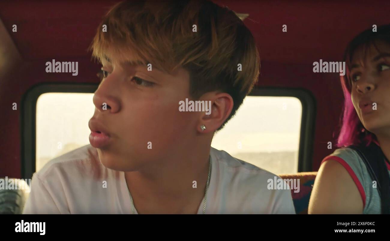 GASOLINE RAINBOW, from left: Tony Aburto, Nathaly Garcia, 2023. © MUBI ...