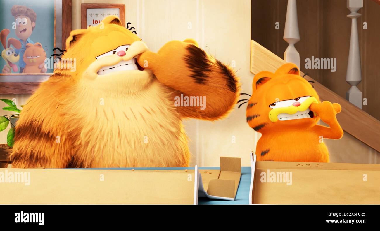 GARFIELD, (aka THE GARFIELD MOVIE), from left: Vic (voice: Samuel L ...