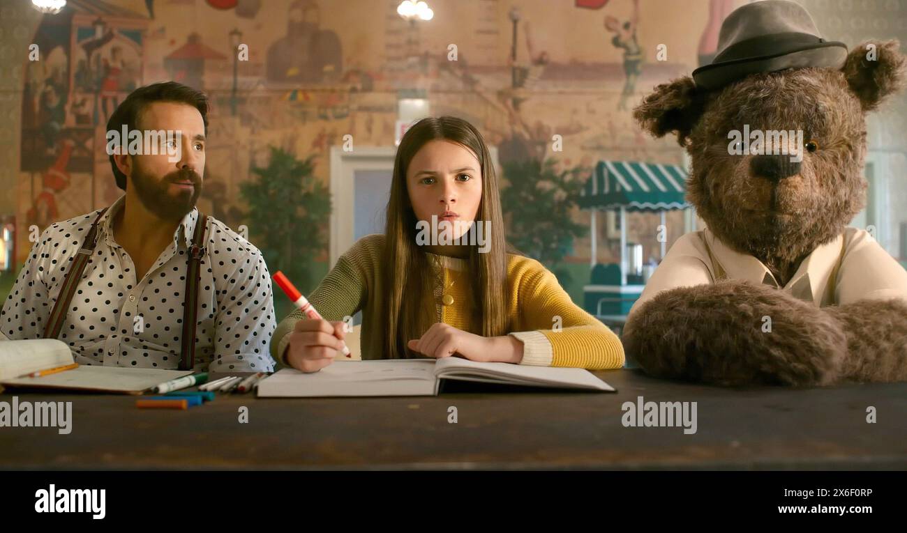 IF, from left: Ryan Reynolds, Cailey Fleming, Lewis (voice: Louis ...