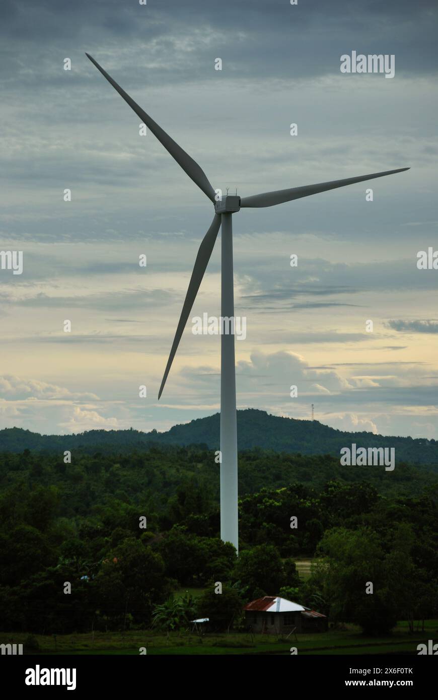 San Lorenzo Wind Farm, Guimaras, Province of Guimaras, Western Visayas ...