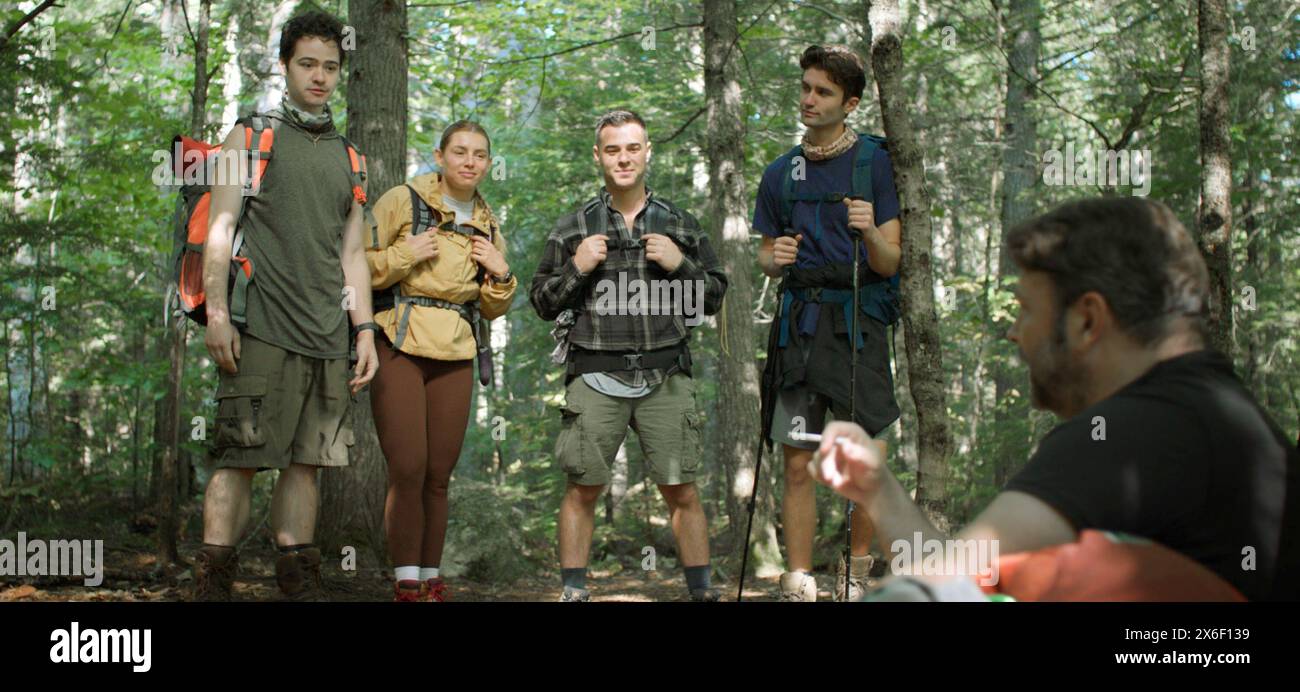 THE KEEPER, from left: Michael Maclane, Haley Babula, Nicholas Asad ...