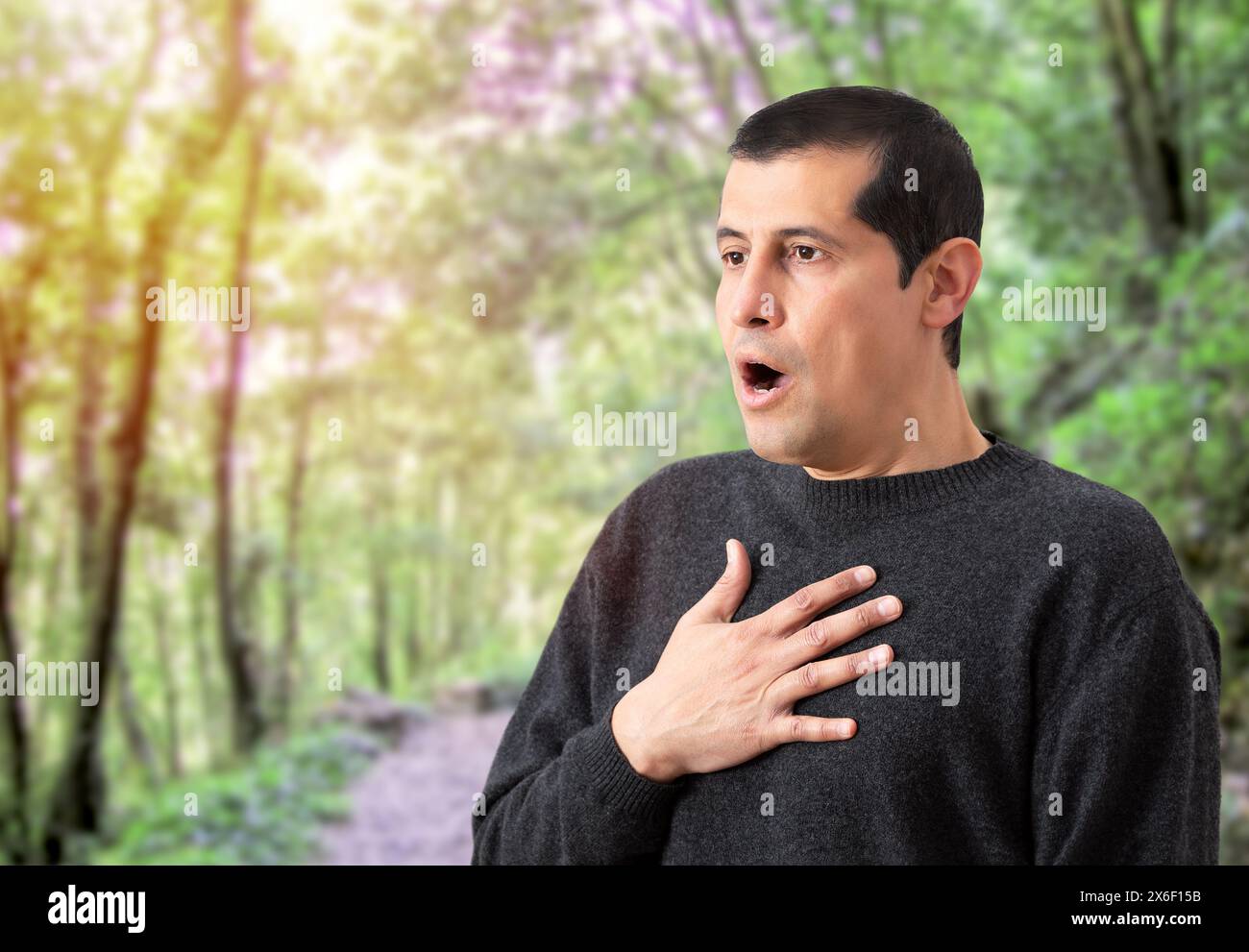 Respiratory problems hi-res stock photography and images - Alamy