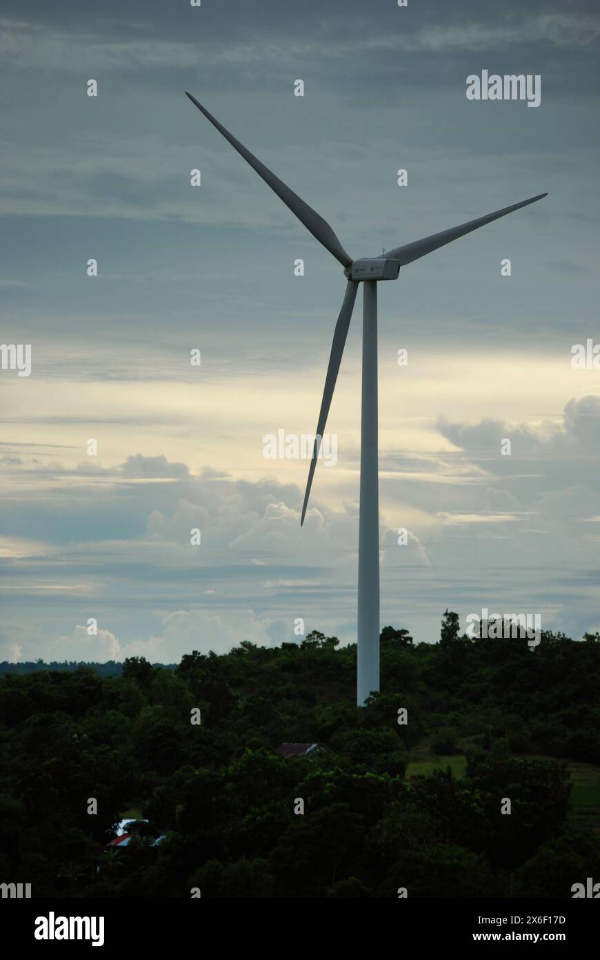San Lorenzo Wind Farm, Guimaras, Province of Guimaras, Western Visayas ...