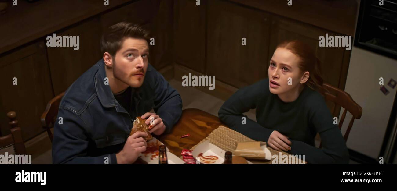 THE STRANGERS: CHAPTER 1, from left: Froy Gutierrez, Madelaine Petsch ...