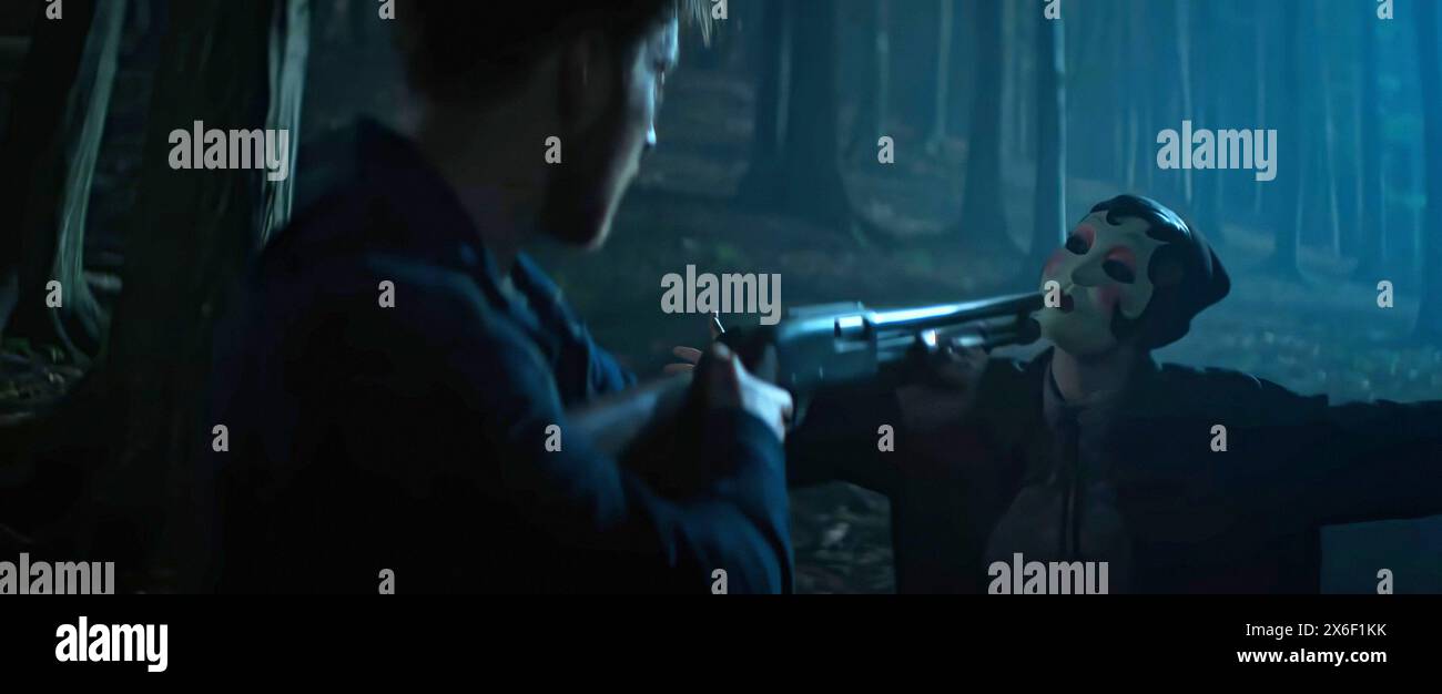 THE STRANGERS: CHAPTER 1, Froy Gutierrez (left), 2024. © Lionsgate ...