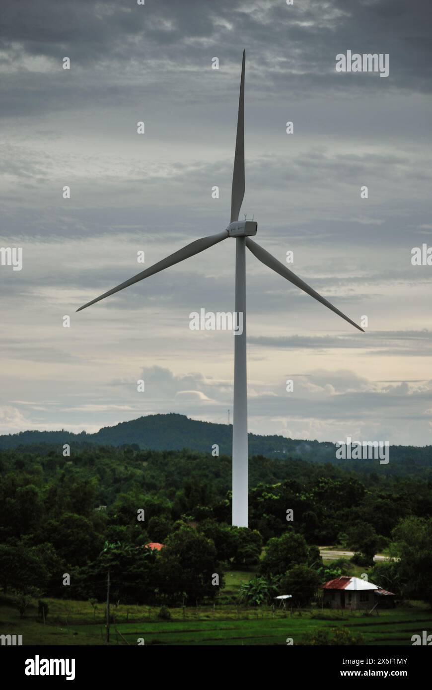 San Lorenzo Wind Farm, Guimaras, Province of Guimaras, Western Visayas ...