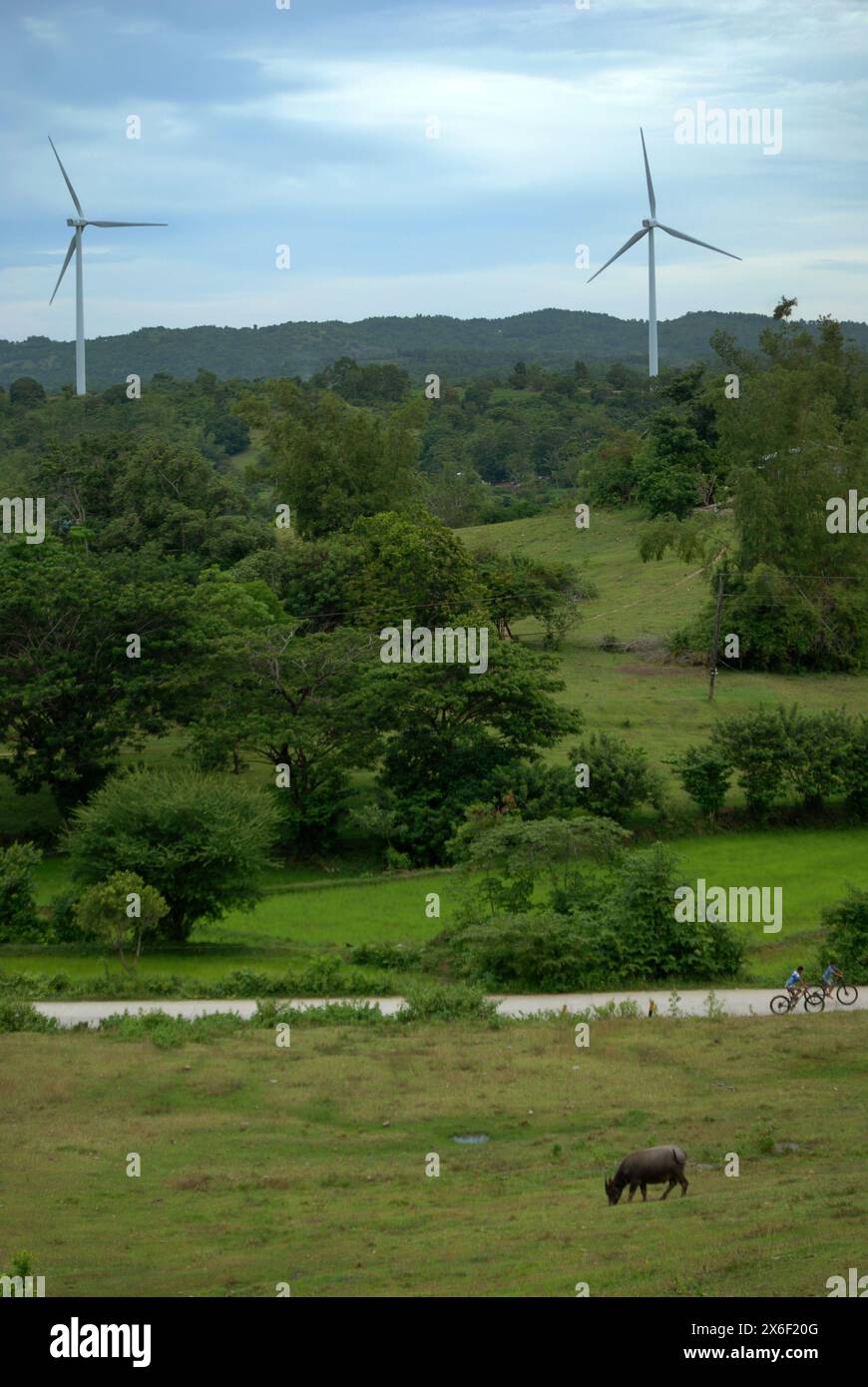 San Lorenzo Wind Farm, Guimaras, Province of Guimaras, Western Visayas ...